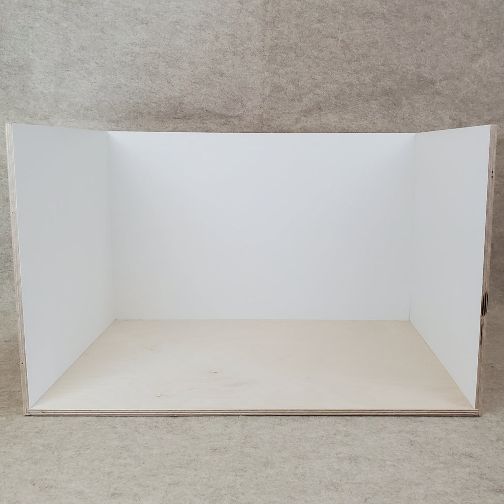 3-Walled Blank Room Box Diorama | Bitty House Miniatures