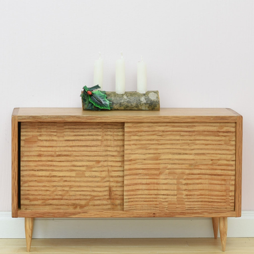 Holiday Yule Log Miniature | Real Wood with Real, Working Candles | Fo ...